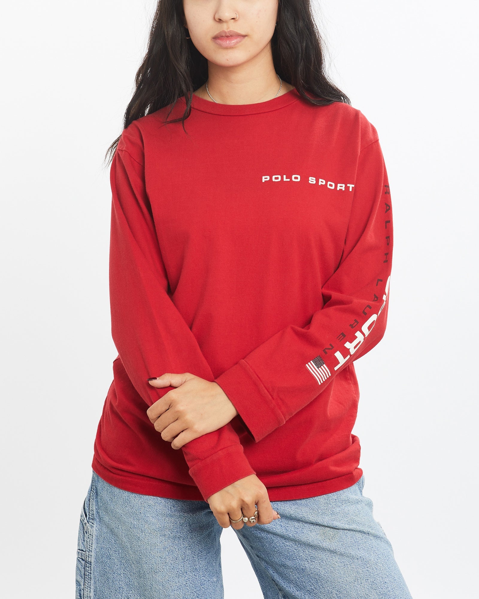 Vintage 90s Ralph Lauren Polo Sport Long Sleeve Tee XS – The Real Deal