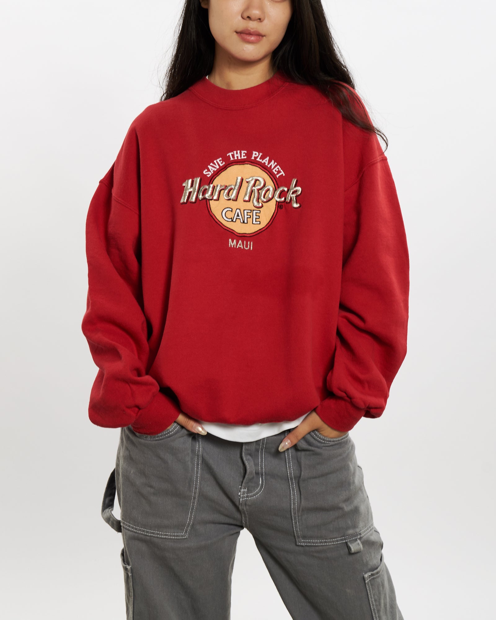 90s Hard Rock Cafe Sweatshirt M The Real Deal 90s Hard Rock Cafe Sweatshirt M The Real Deal