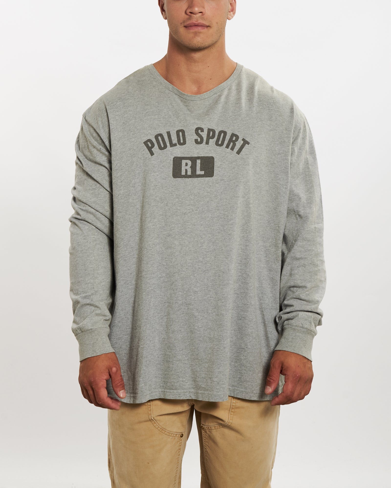 Vintage 90s Ralph Lauren Polo Sport Long Sleeve Tee XL – The Real Deal