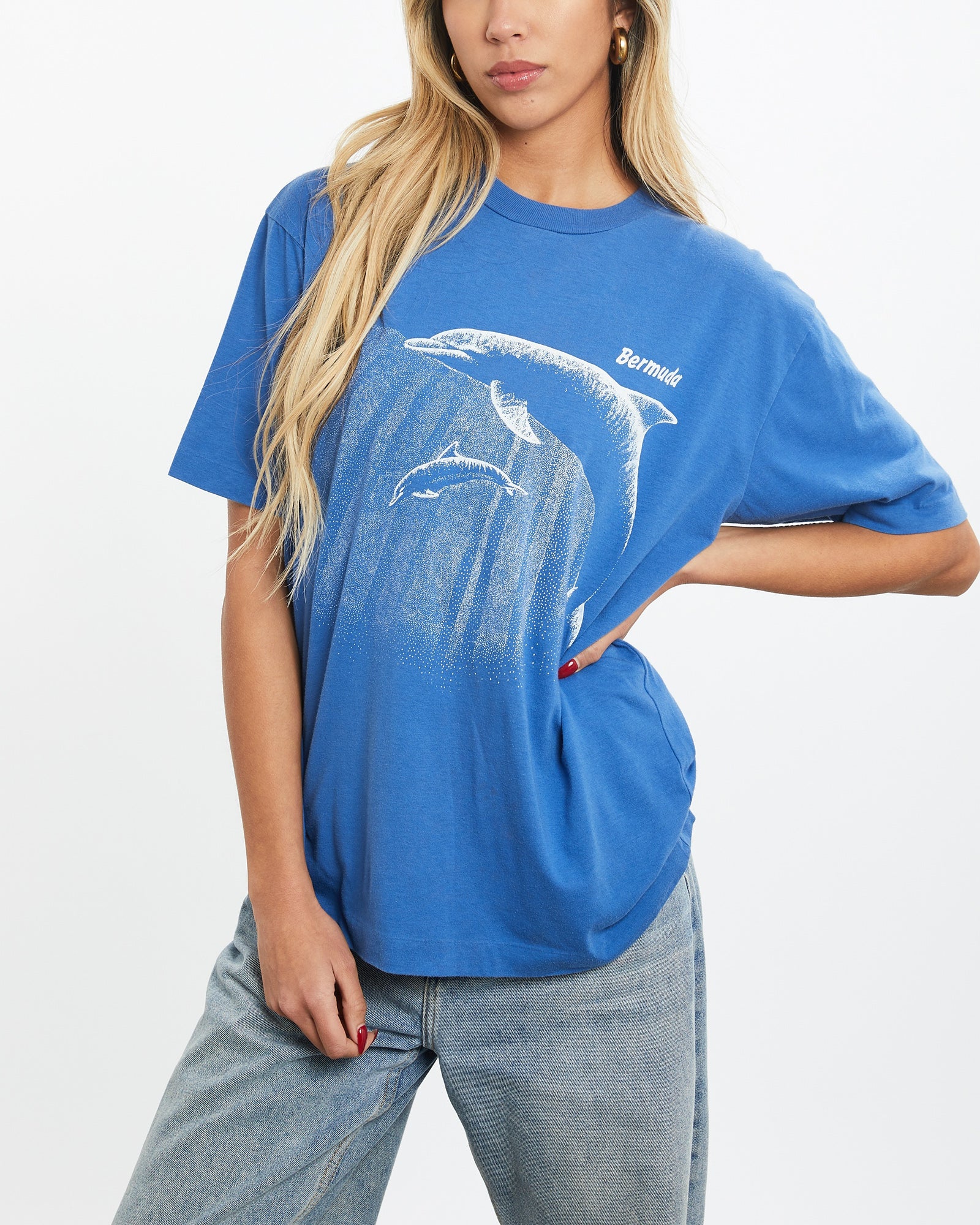 80s Wildlife Dolphin Tee XS – The Real Deal