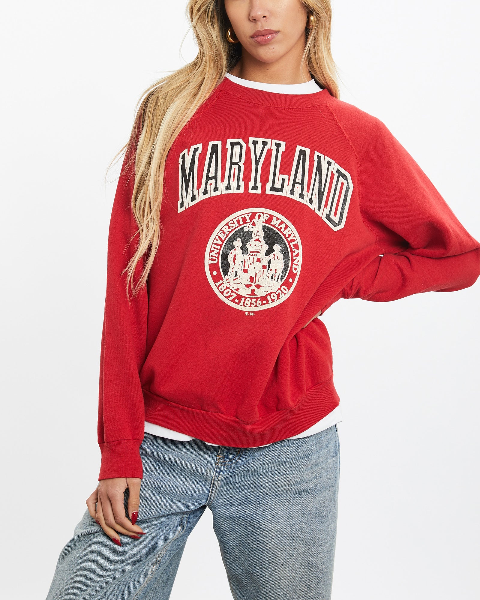 Vintage 80s University of Maryland Sweatshirt XS