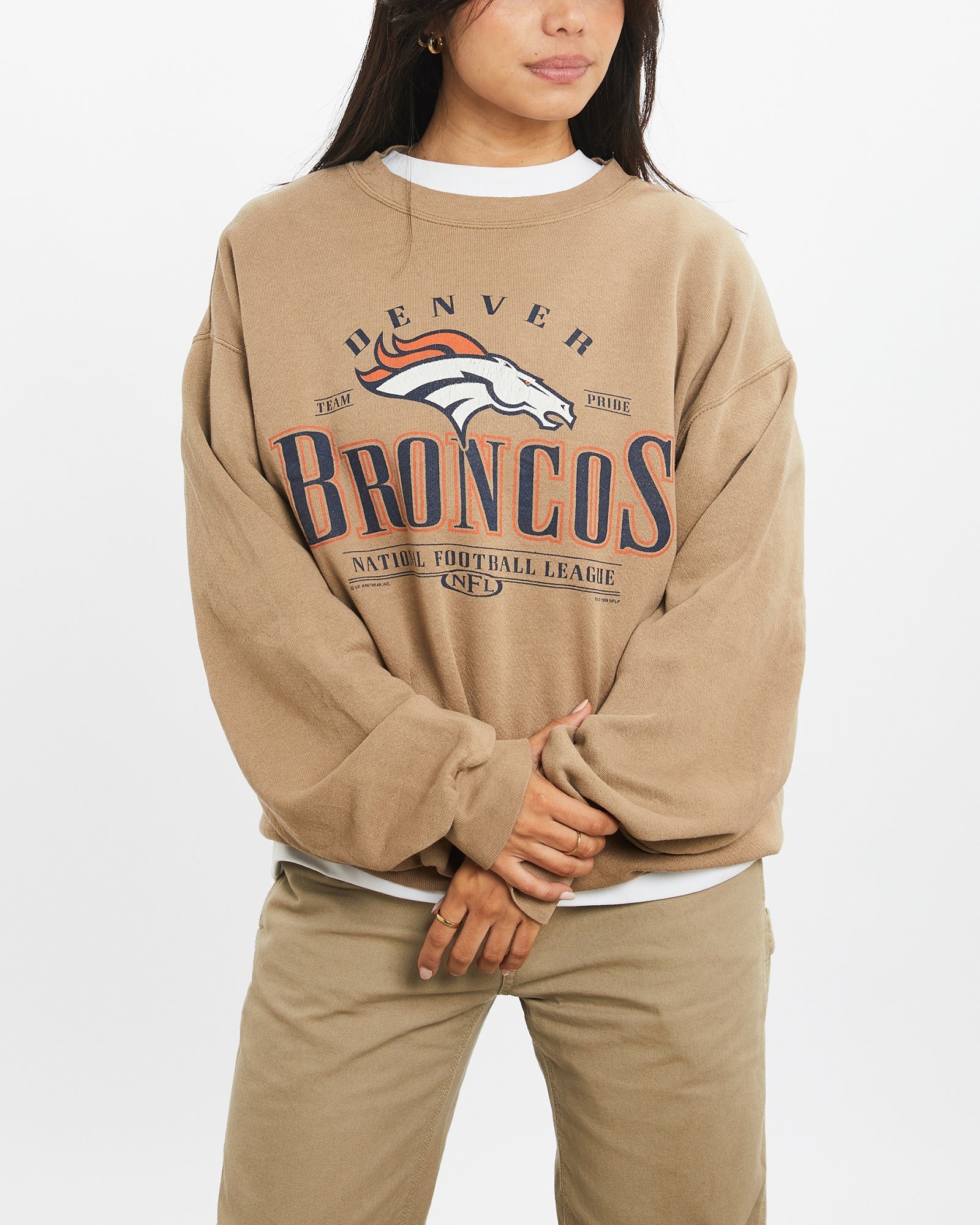 Vintage 1999 NFL Denver Broncos Sweatshirt M