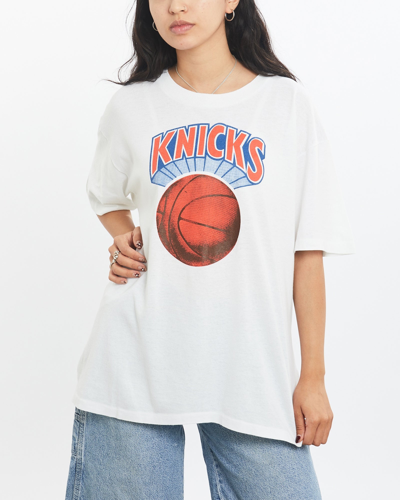 Vintage 80s NBA New York Knicks Tee XS