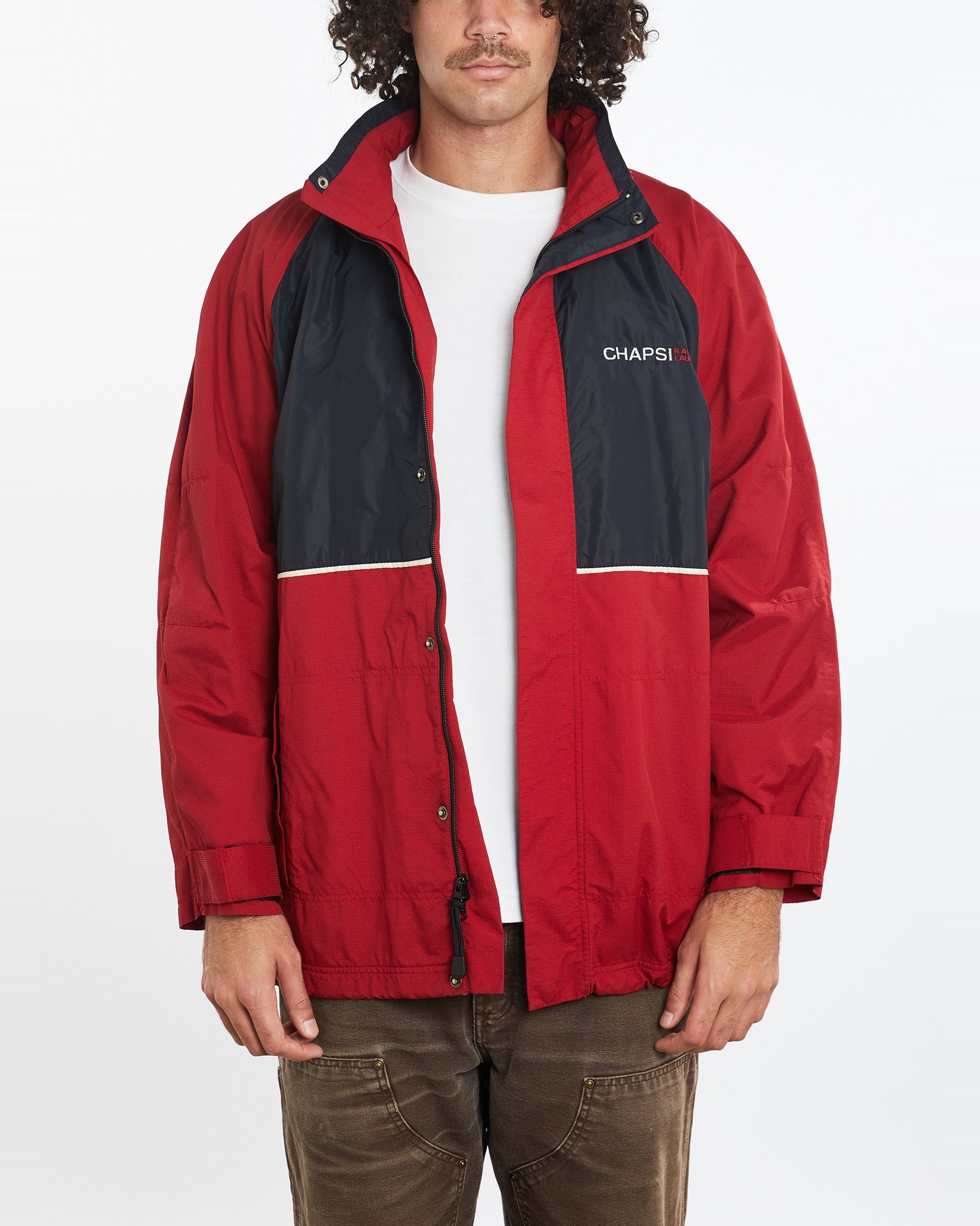 Vintage 90s Chaps Ralph Lauren Windbreaker Jacket XXL – The Real Deal