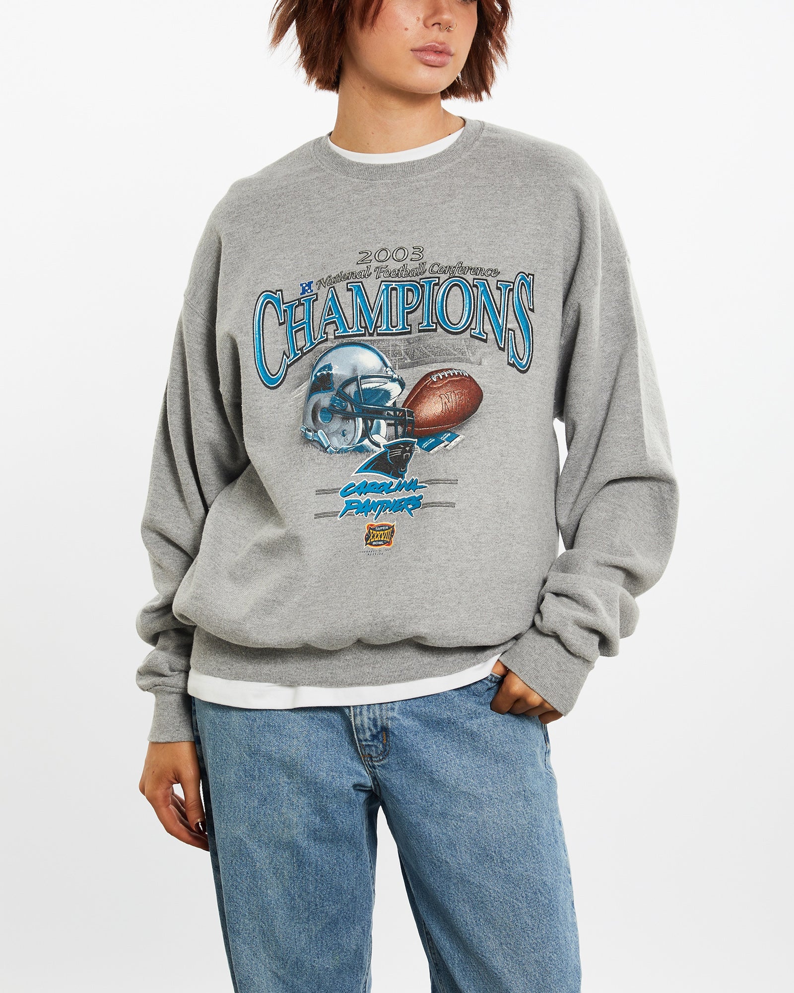 Vintage NFL Carolina Panthers Sweatshirt M – The Real Deal