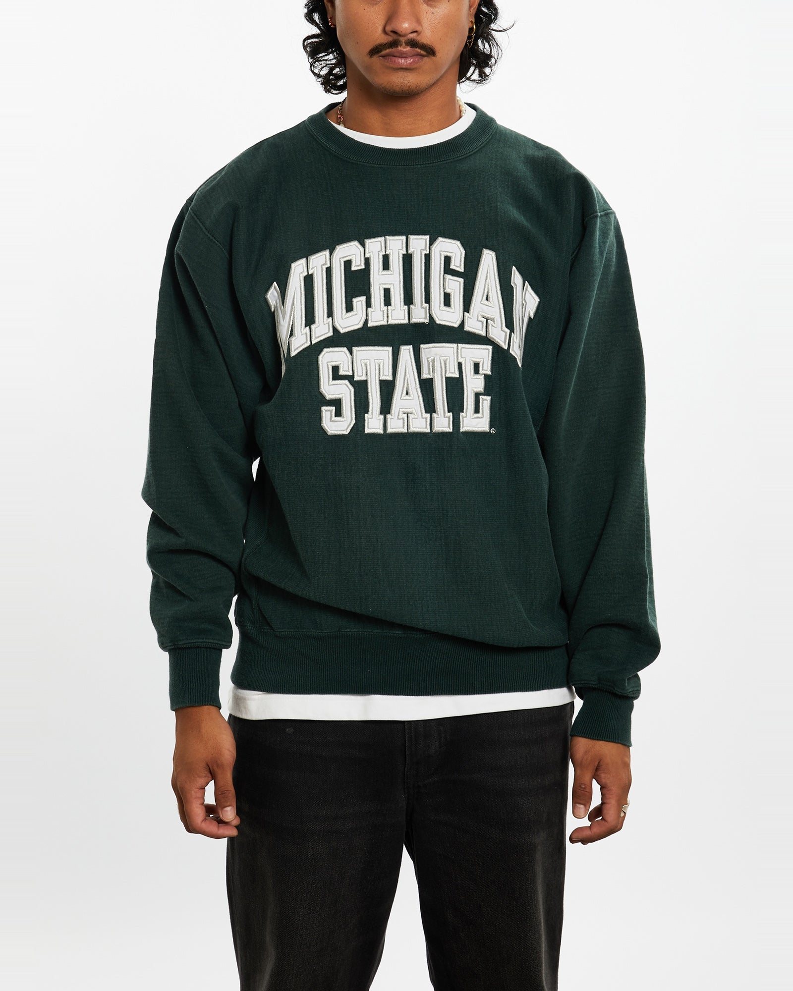 90s Michigan State Sweatshirt L – The Real Deal