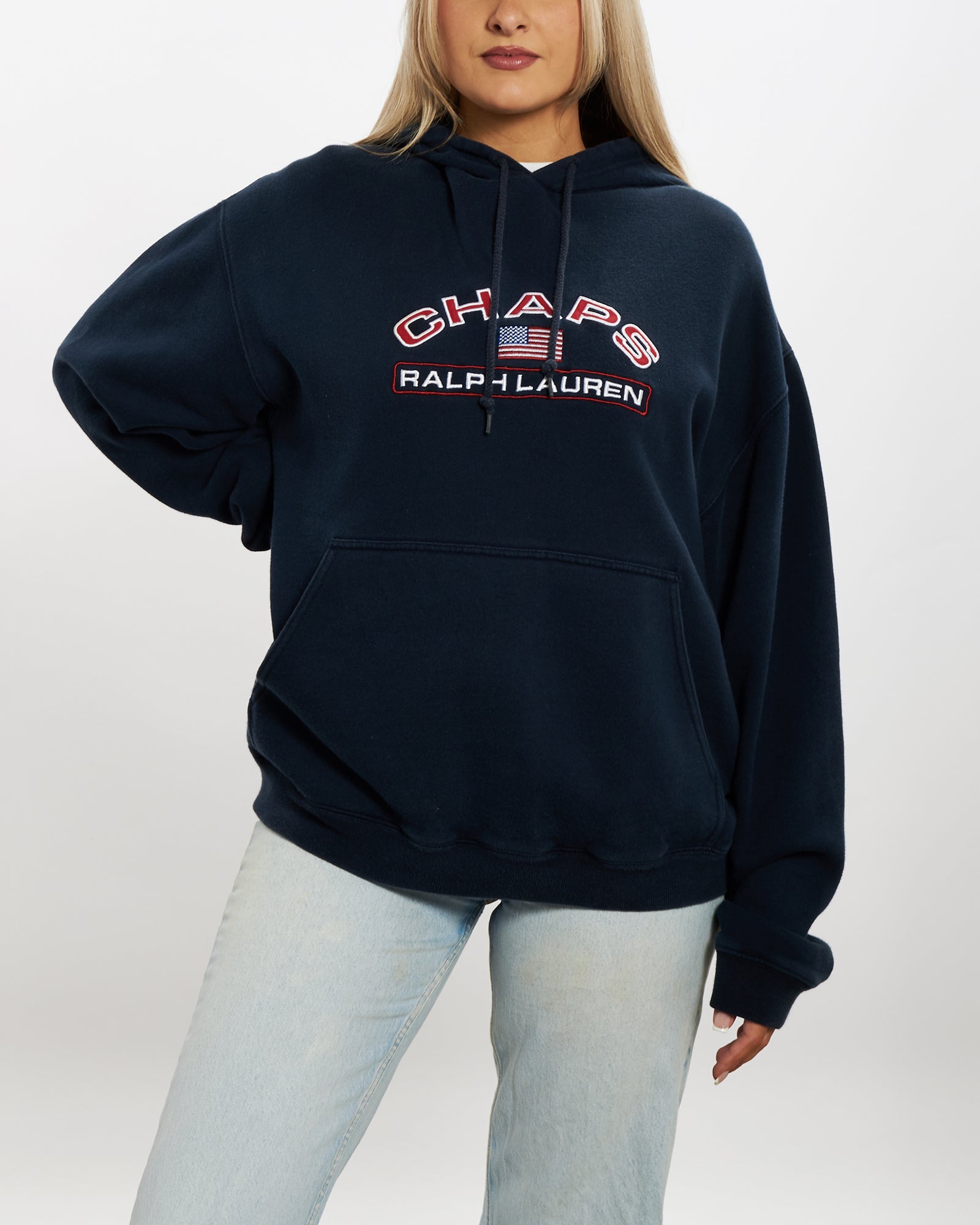 Vintage Chaps Ralph Lauren Hoodie S – The Real Deal