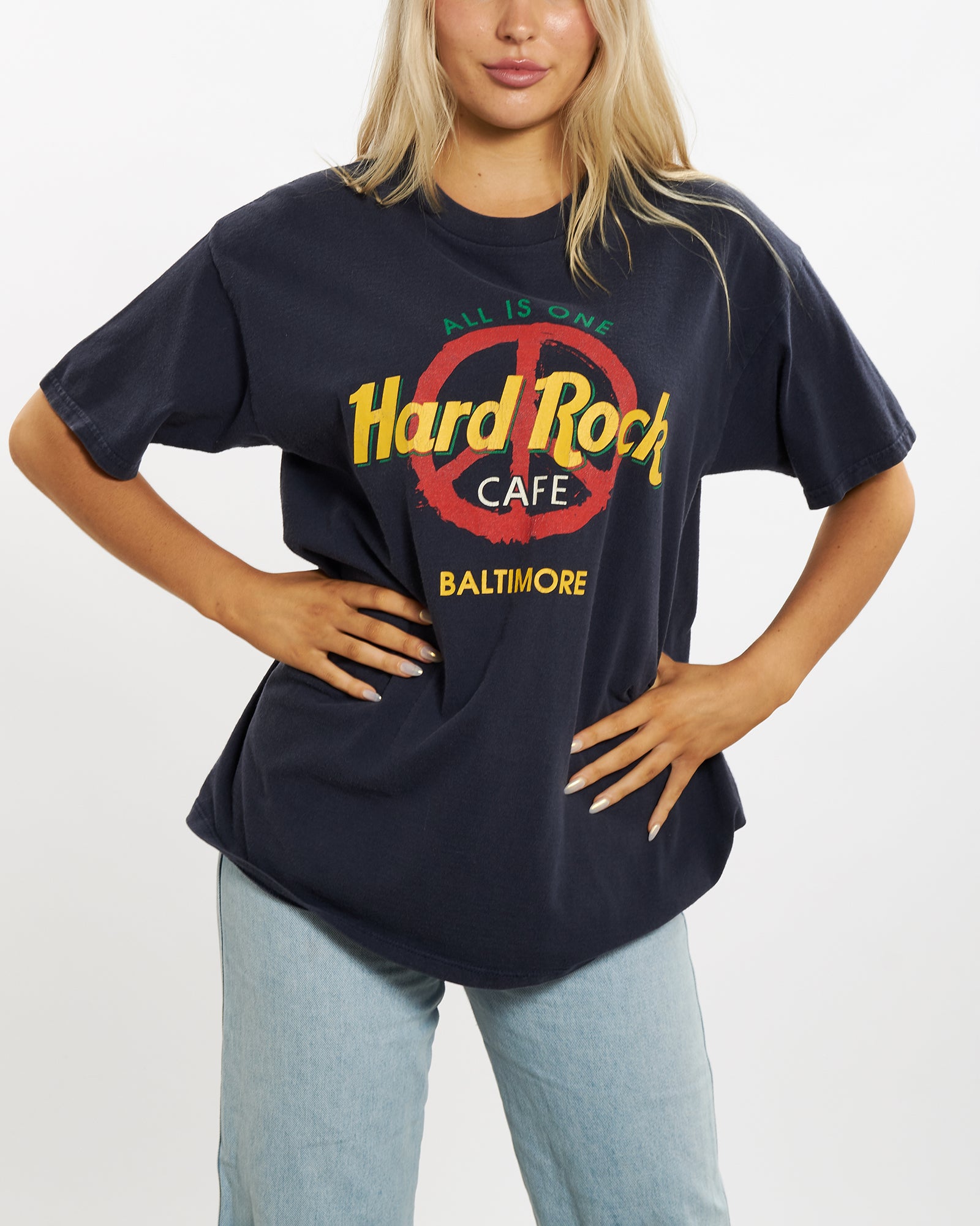 Vintage 90s Hard Rock Cafe 'Baltimore' Tee M