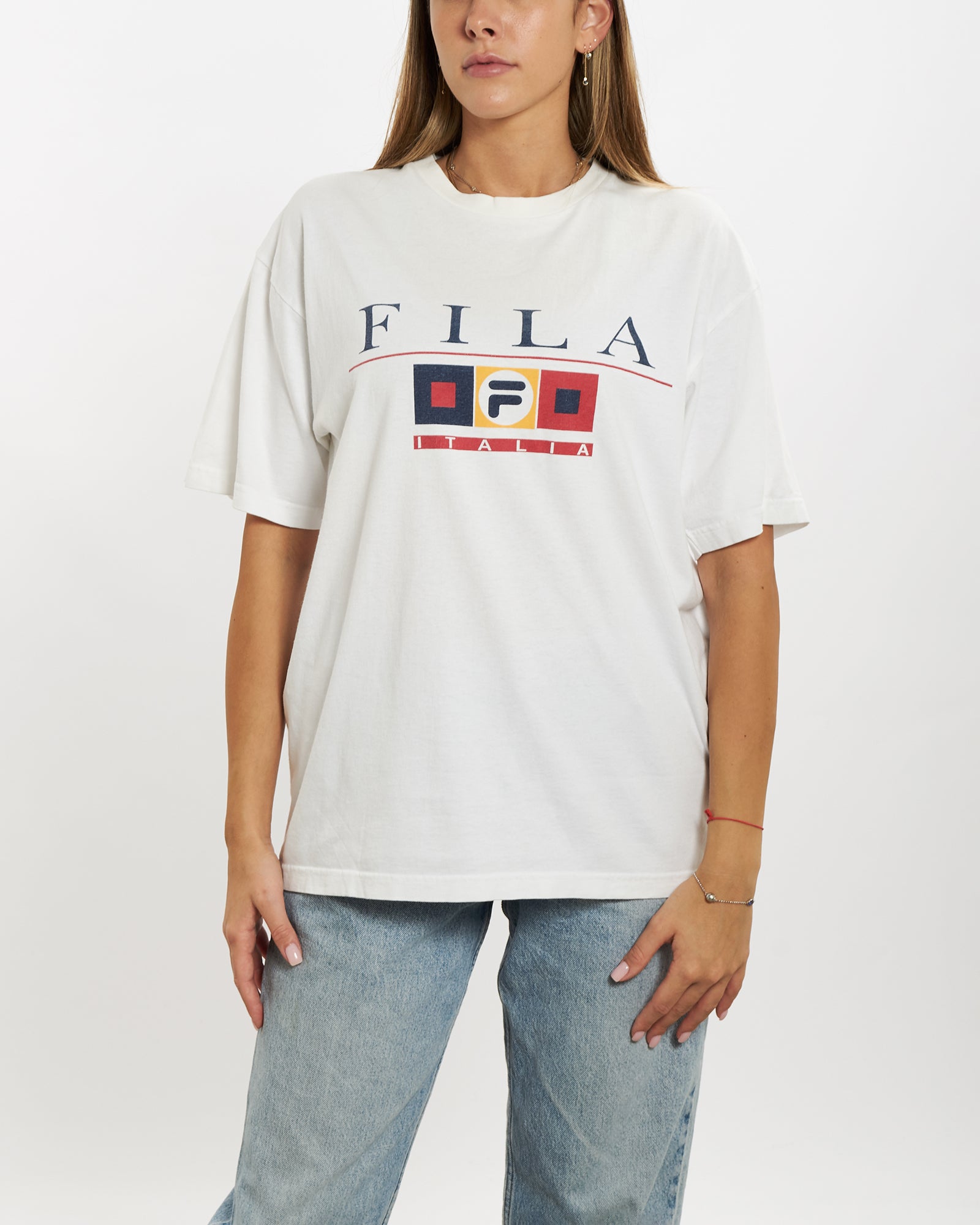 Vintage 90s Fila 'Italia' Tee M – The Real Deal