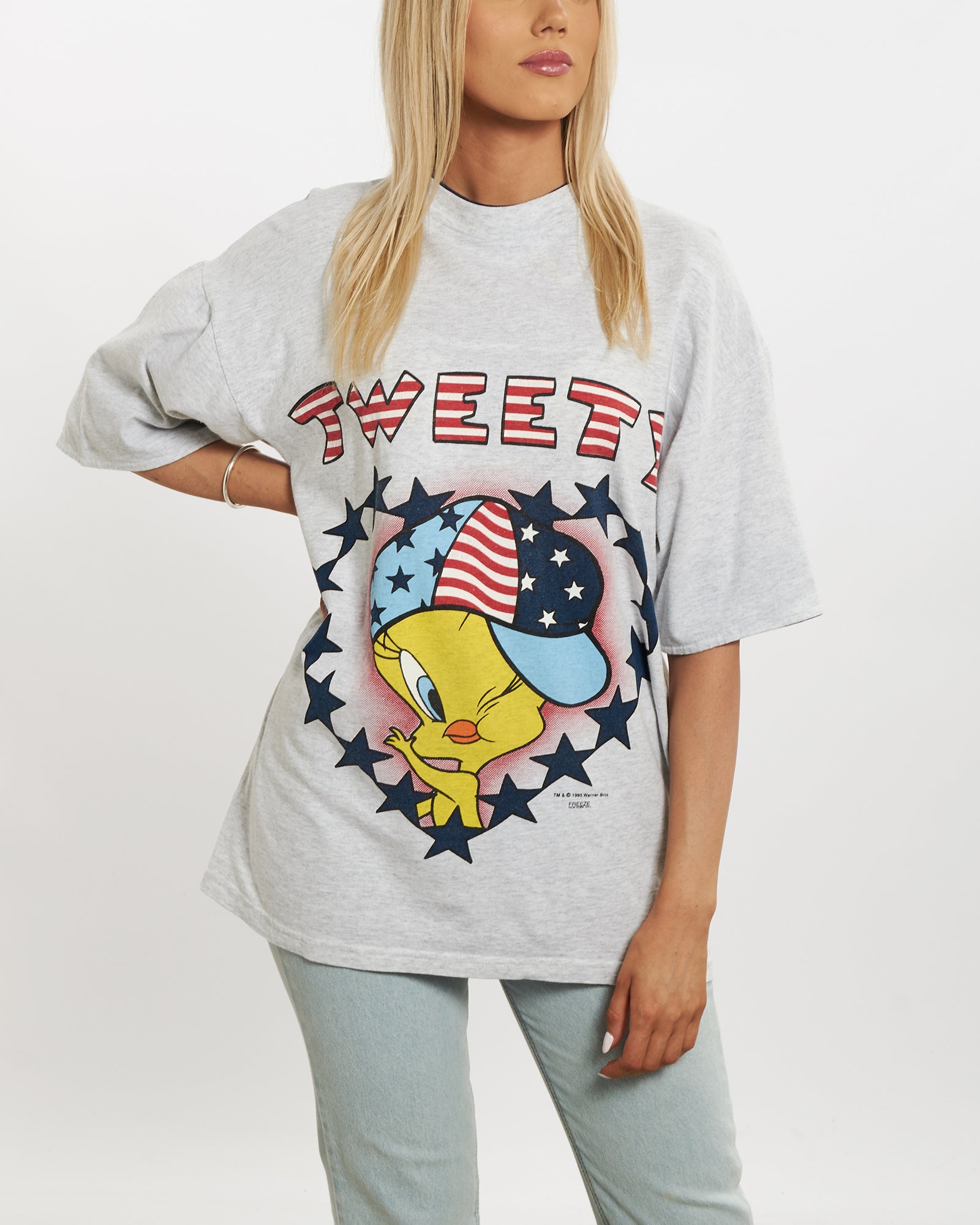 Vintage 1995 Looney Tunes 'Tweety' Tee L – The Real Deal