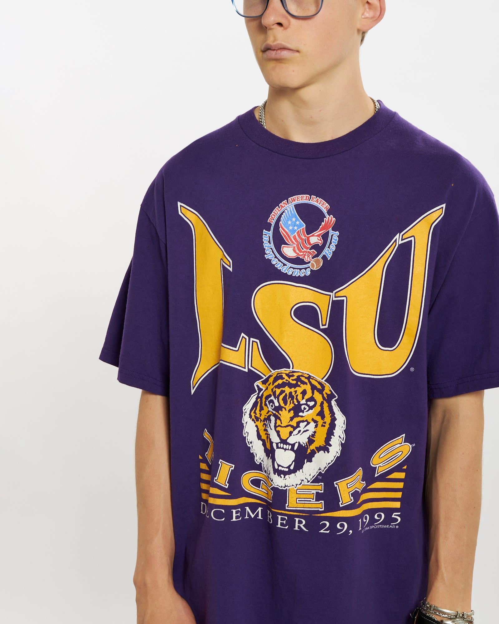 1995 NCAA Lsu Tigers Tea XL – The Real Deal