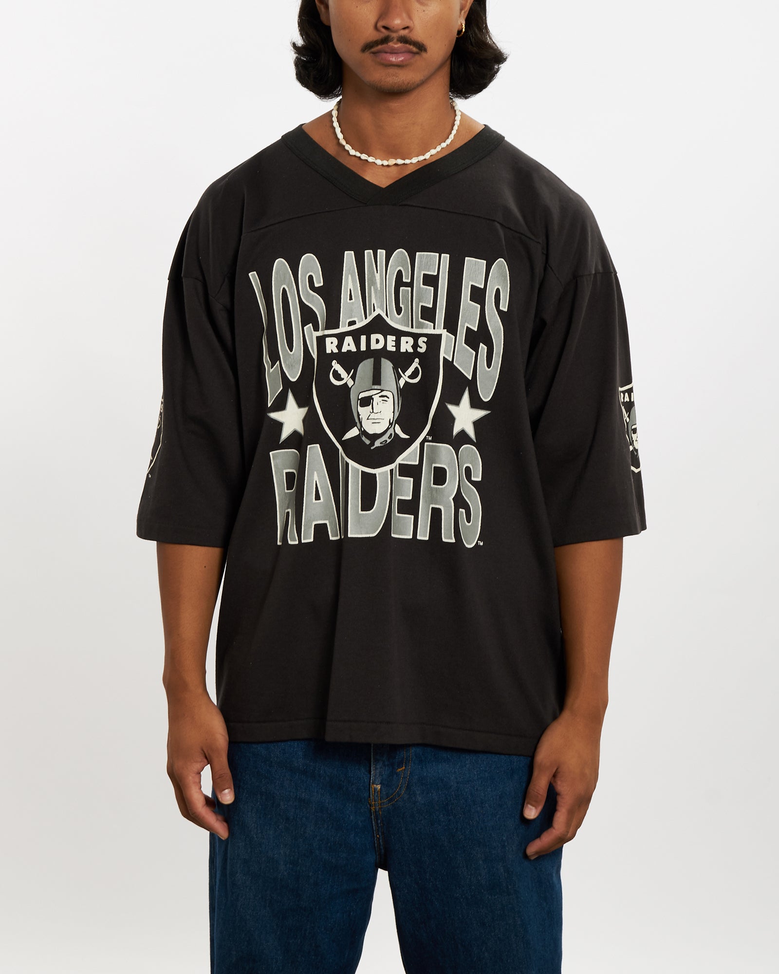 Vintage 80s NFL Los Angeles Raiders Jersey L