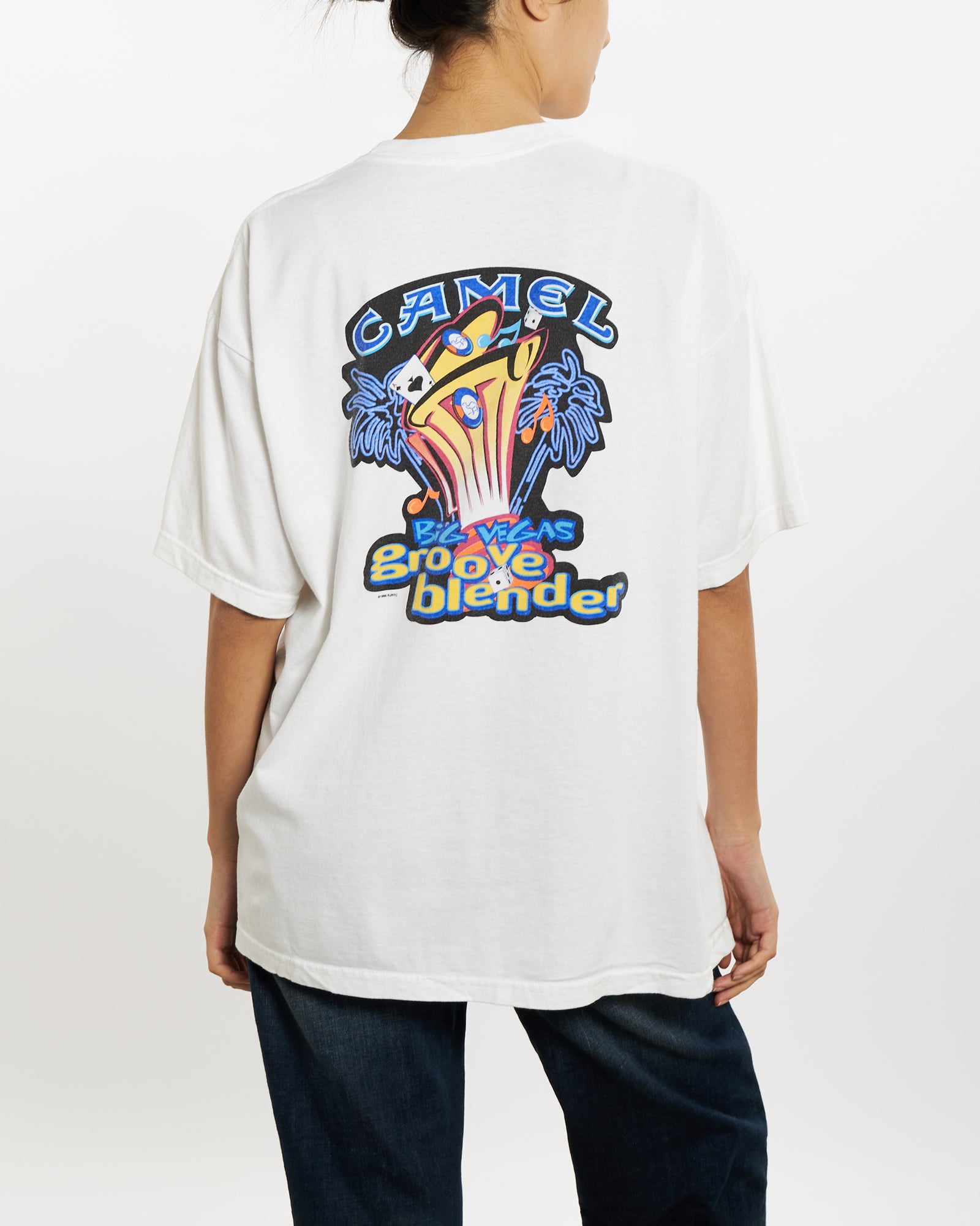 Vintage 1996 Camel Cigarettes Pocket Tee M