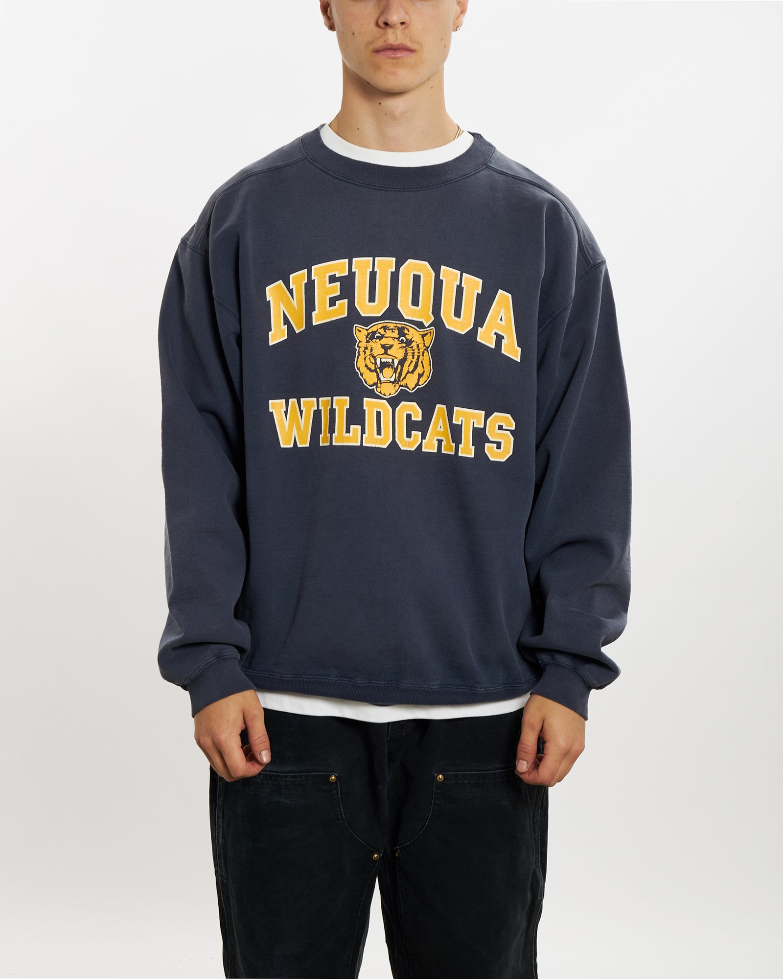 Vintage 90s Neuqua Valley Wildcats Sweatshirt L – The Real Deal