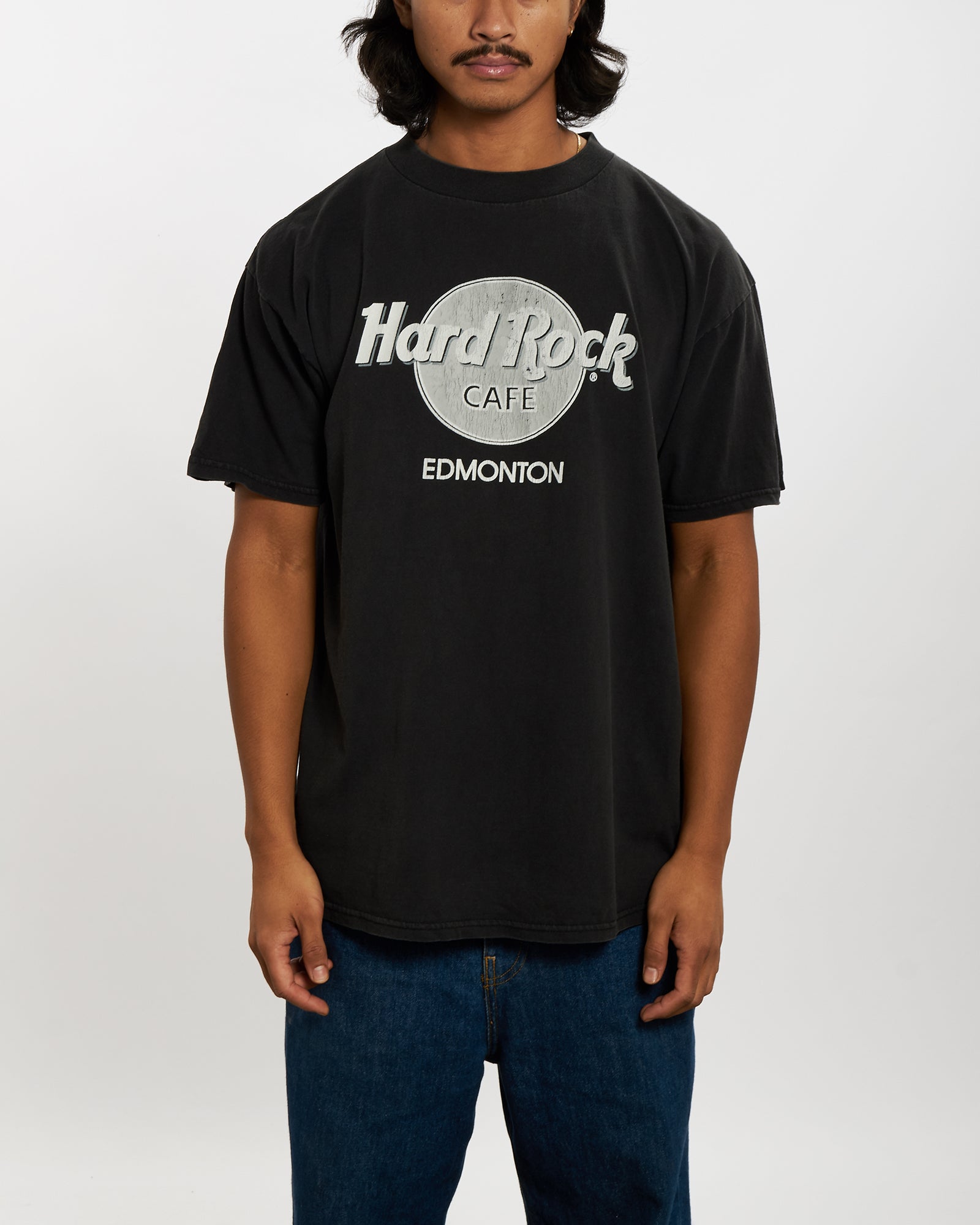 Vintage 90s Hard Rock Cafe 'Edmonton' Tee L – The Real Deal
