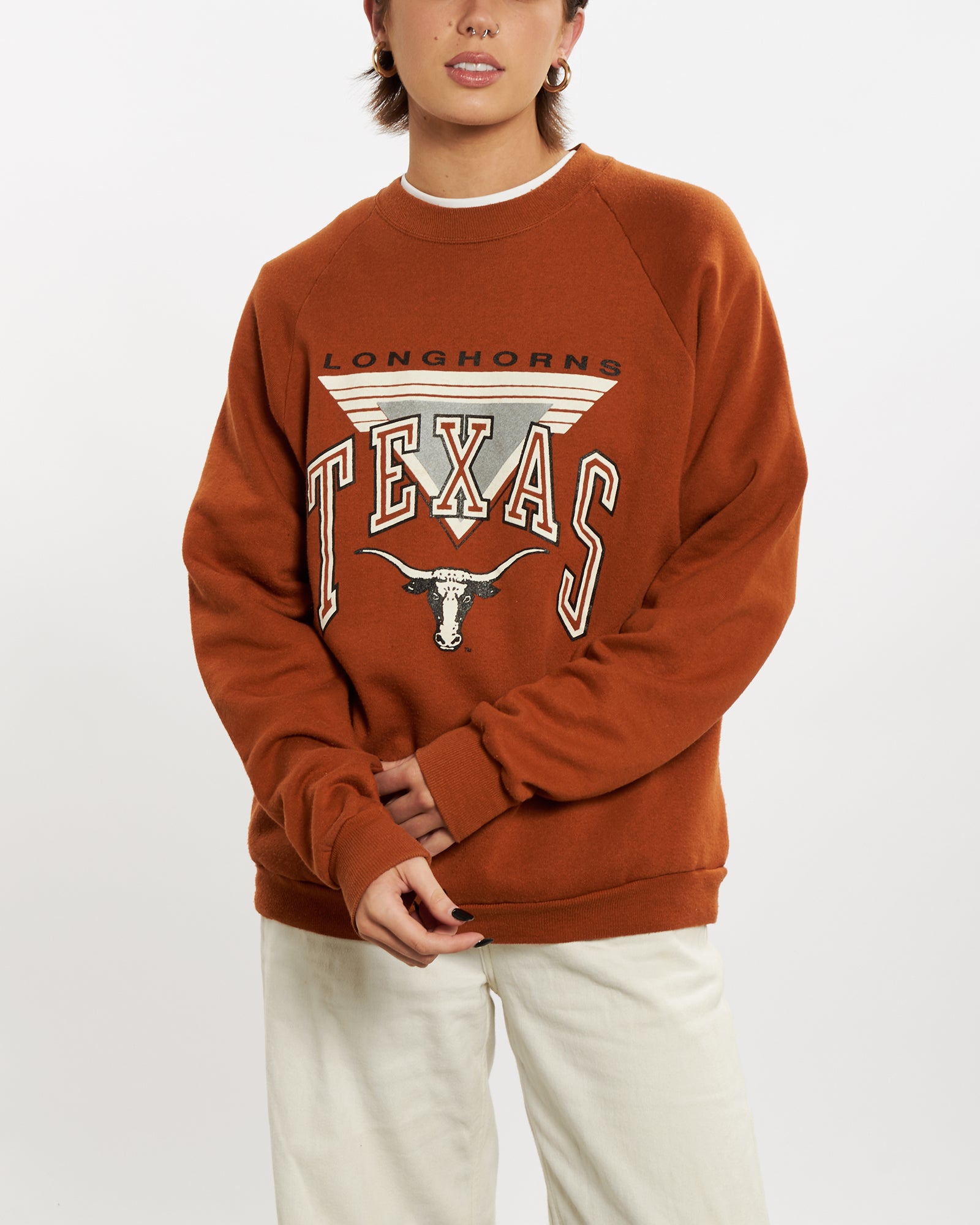 Vintage 90s NCAA Texas Longhorns Sweatshirt M – The Real Deal