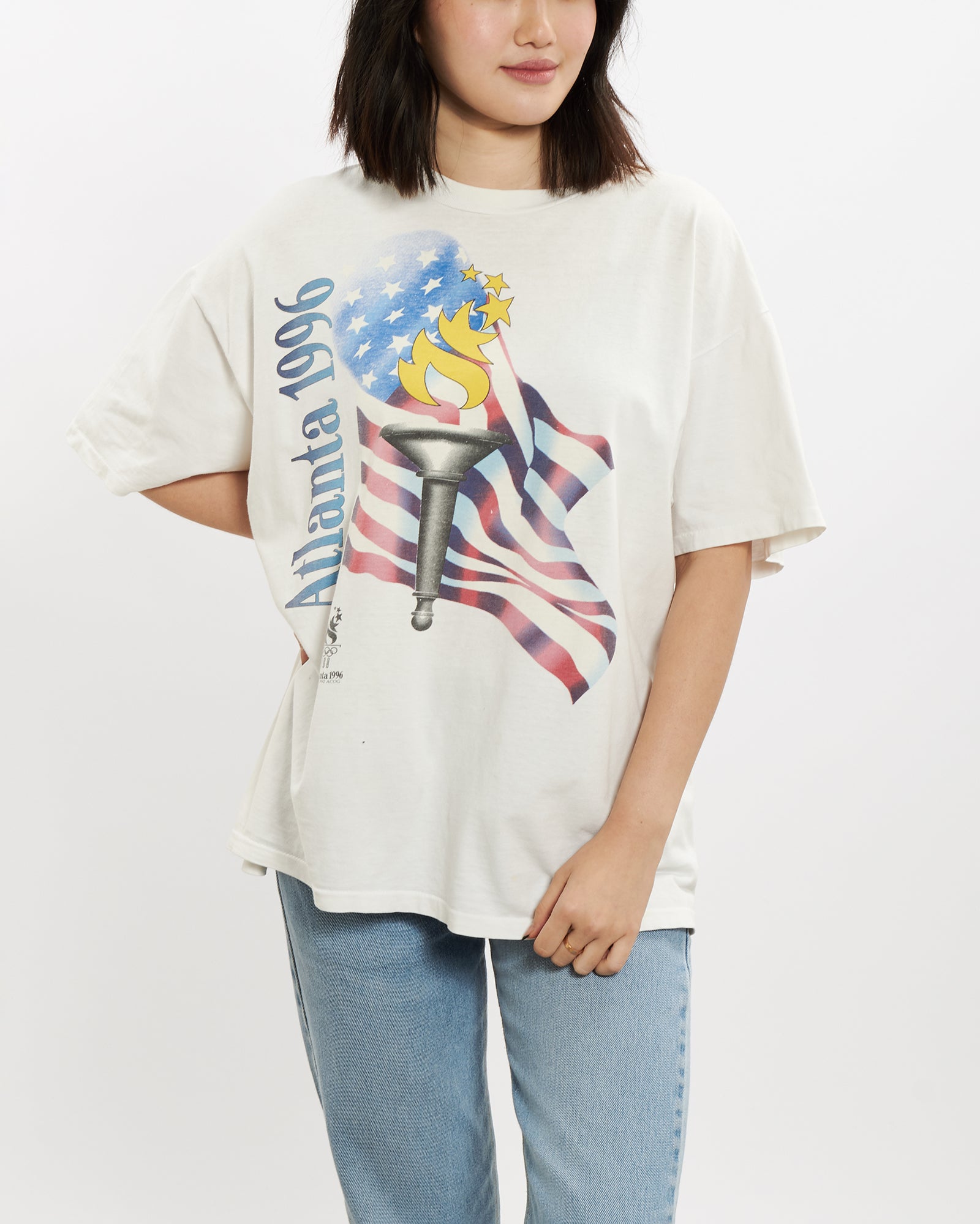 Vintage 1996 Atlanta Olympics Tee S