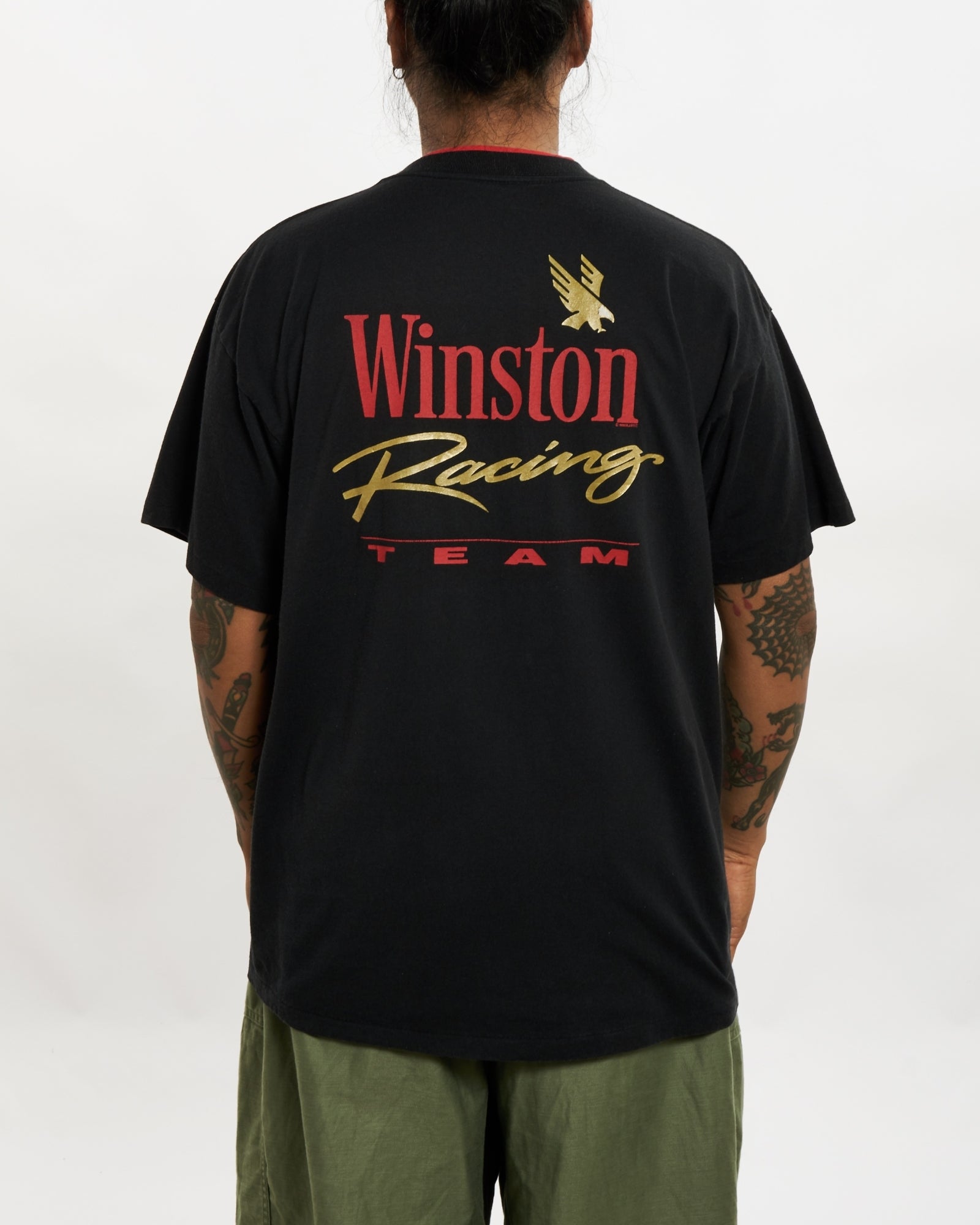 Vintage 1992 Winston Racing Cigarettes Tee L