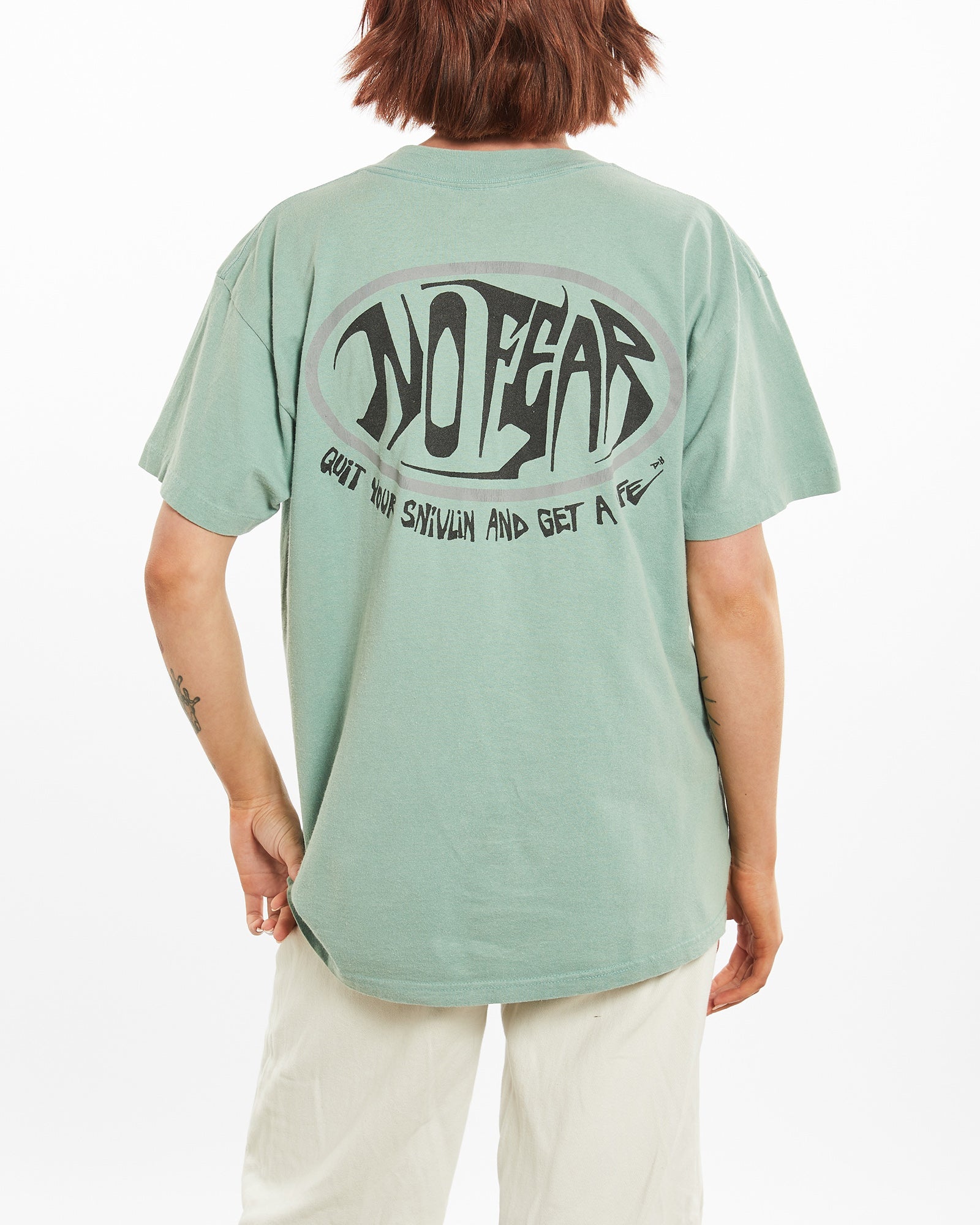 Vintage 90s No Fear Tee M