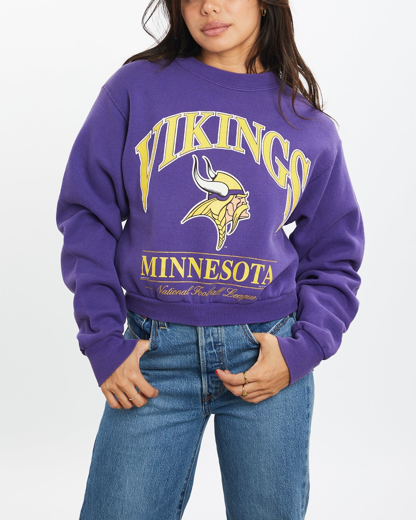 1996 NFL Minnesota Vikings Sweatshirt XXS – The Real Deal