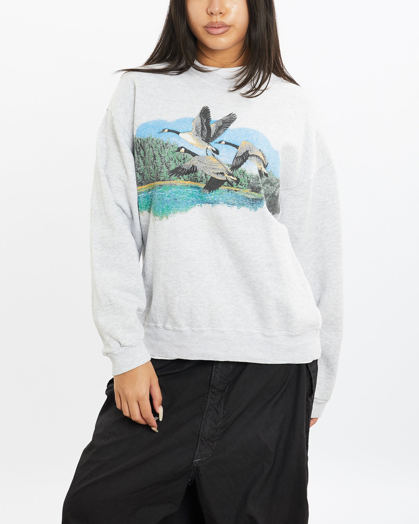 Vintage Geese Wildlife Sweatshirt S – The Real Deal
